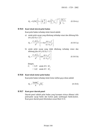 Sni 03 1729-2002 (baja) | PDF