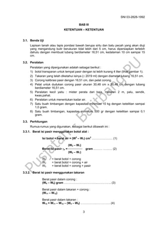 Sni 03 2828-1992-sand-cone-libre | PDF