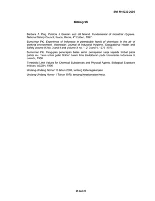 Sni 19 0232-2005-nab kimia | PDF