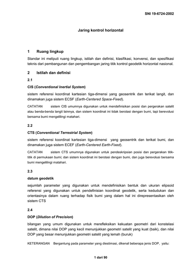 Sni 19 6724-2002 -jkh | PDF