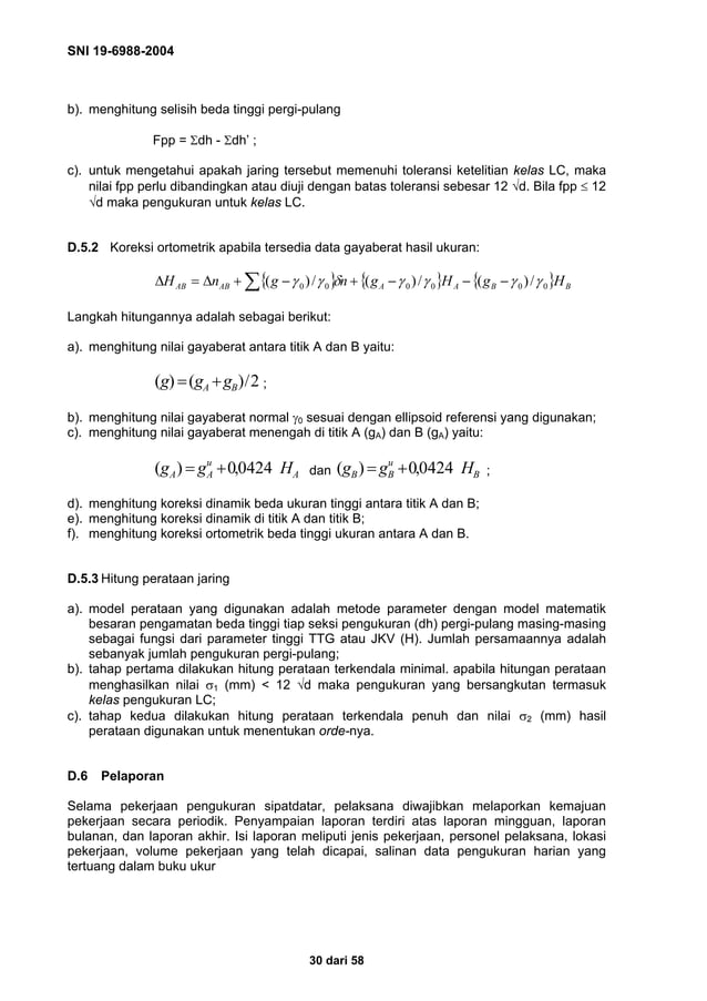 SNI-JARING KONTROL VERTIKAL (JKV) | PDF