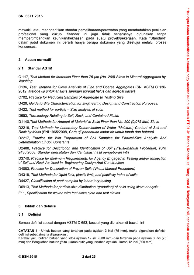 SNI 6371-2015 Klasifikasi Tanah menurut USCS.pdf