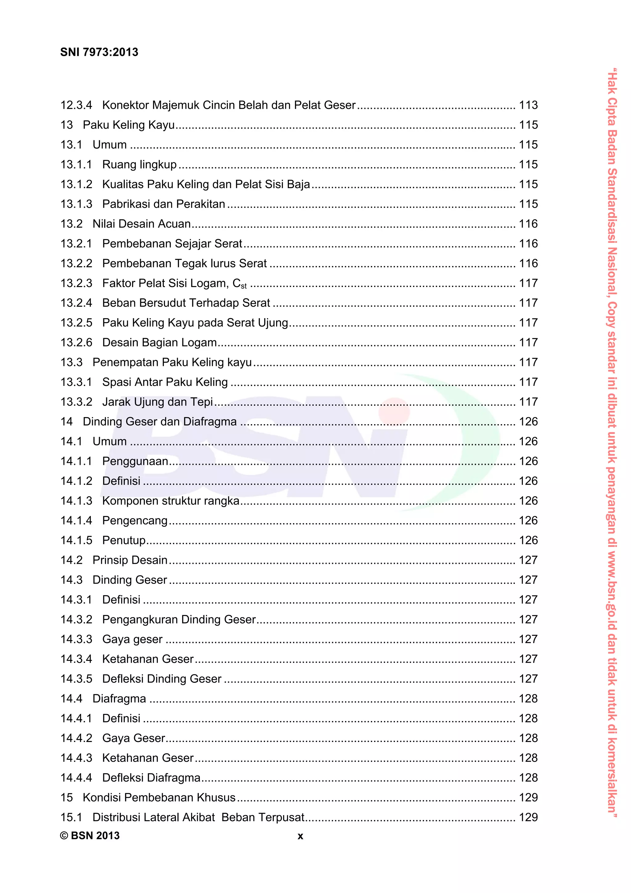 Sni 7973 2013 spesifikasi desain untuk konstruksi kayu | PDF