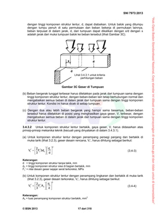 Sni 7973 2013 spesifikasi desain untuk konstruksi kayu | PDF