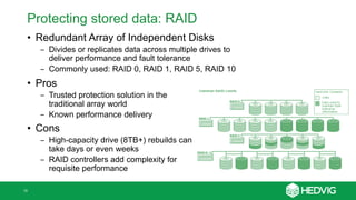 Pros and Cons of Erasure Coding & Replication vs. RAID in Next-Gen Storage | PPTX