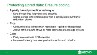 Pros and Cons of Erasure Coding & Replication vs. RAID in Next-Gen ...