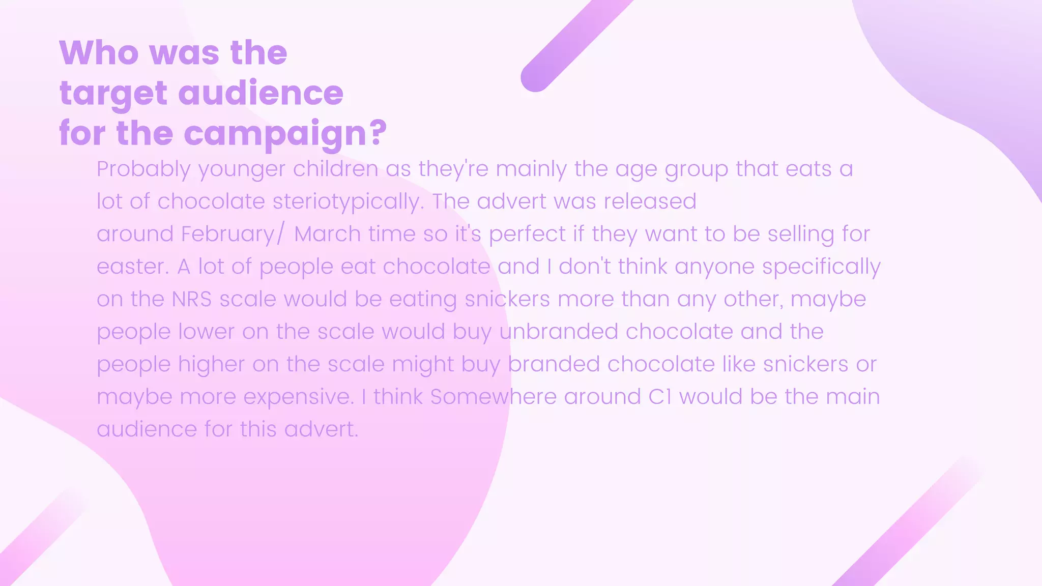 Snickers advert analysis | PDF