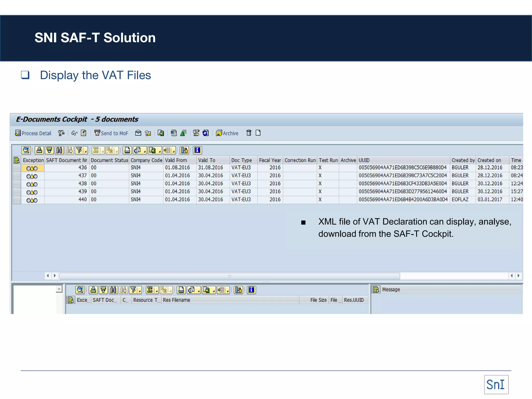 Sni e-declaration SAP extractor for Poland v1.0 | PPTX | Computing ...