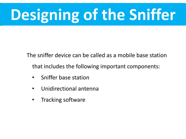 Sniffer ppt | PPT