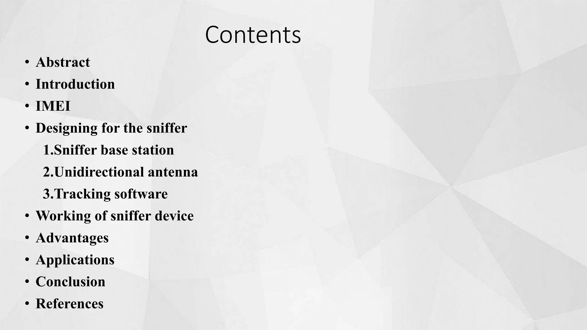 sniffer technology.pptx