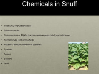 Sniffing Snuff | PPT