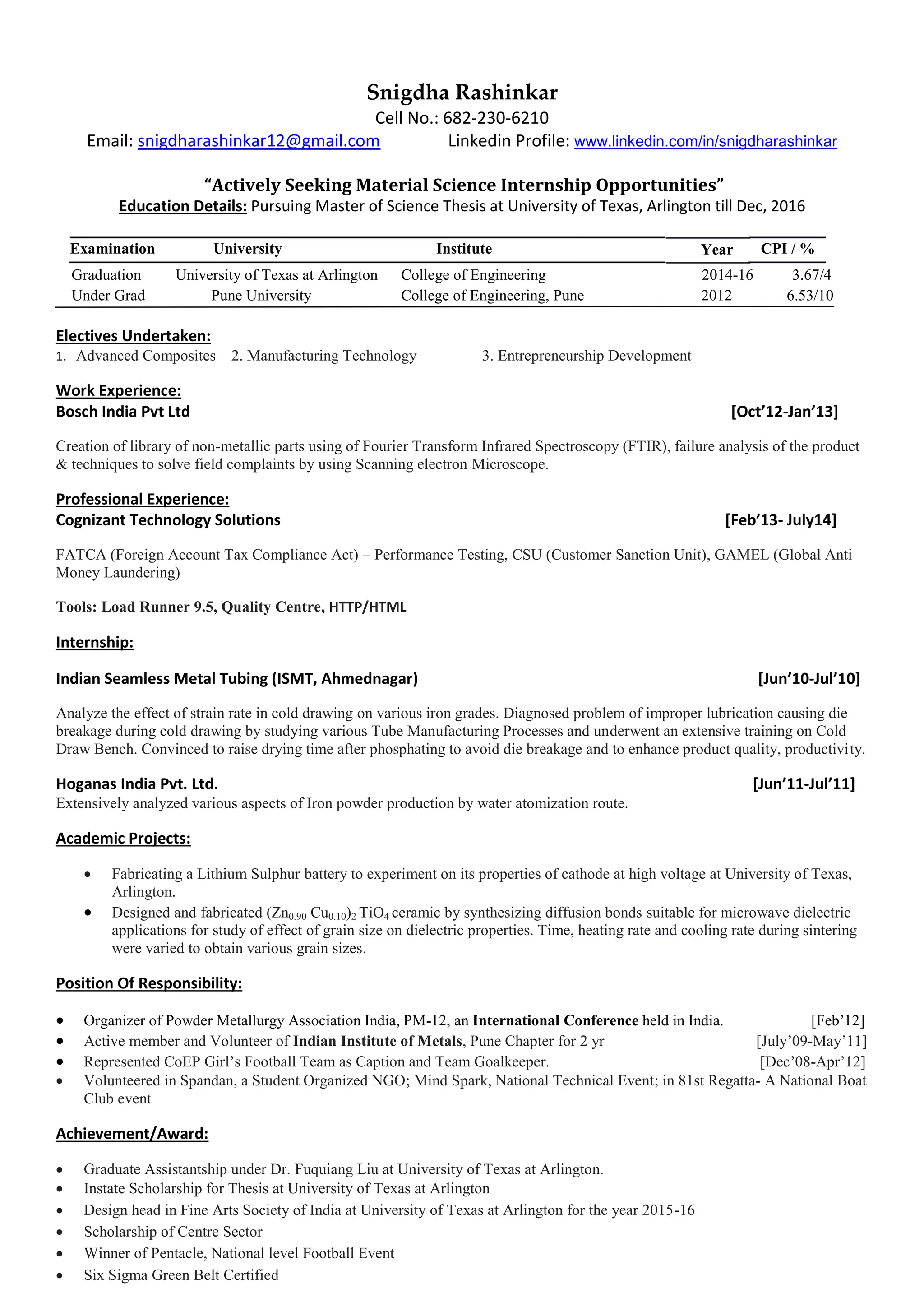 Resume | PDF