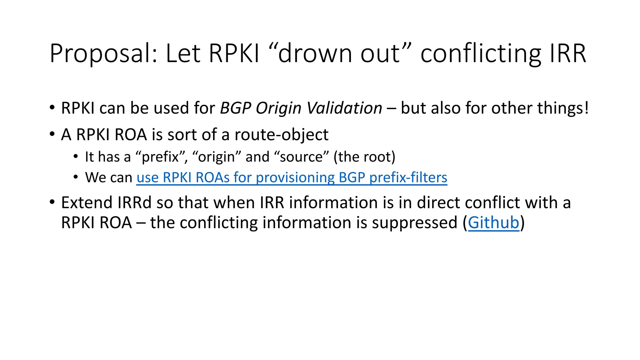 Routing Security Roadmap | PPT