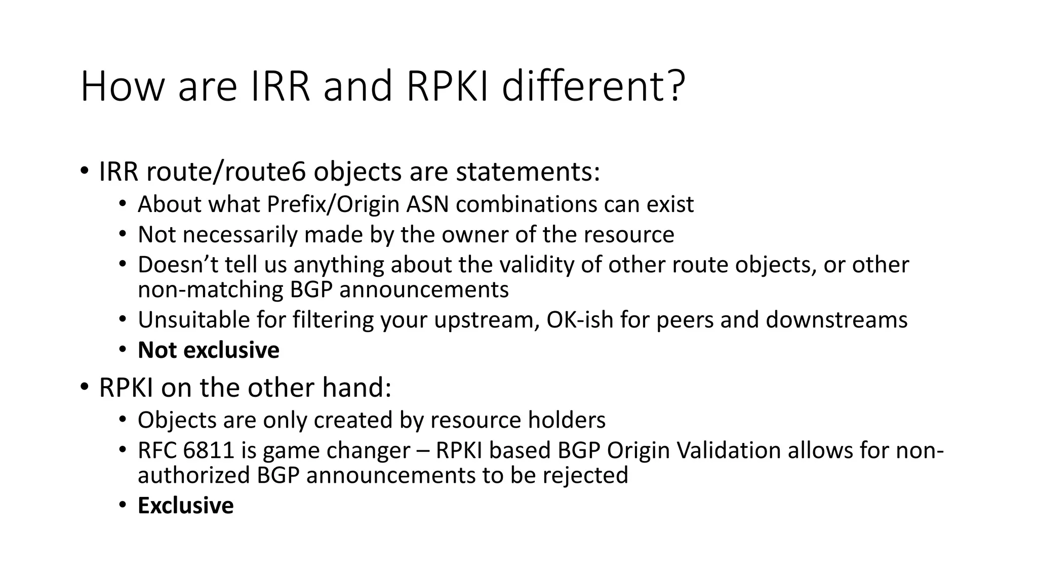 Routing Security Roadmap | PPT