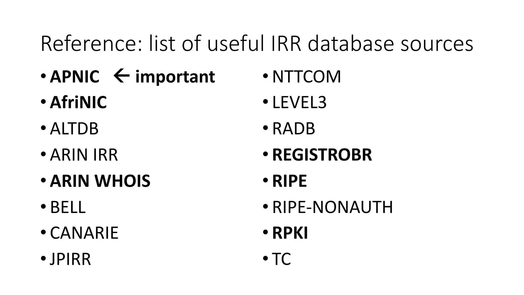 Routing Security Roadmap | PPT