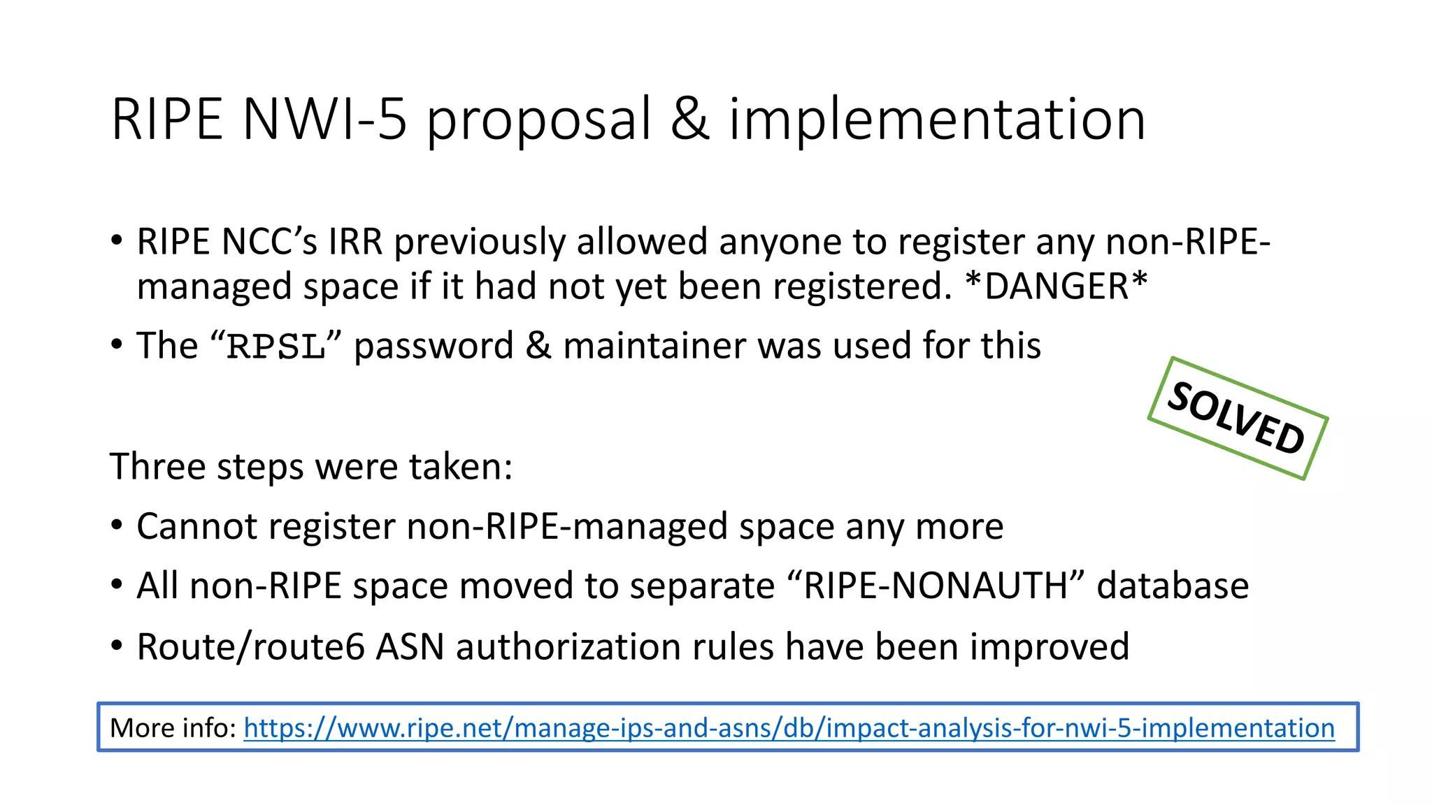 Routing Security Roadmap | PPT