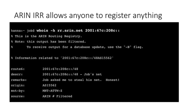 Routing Security Roadmap | PPT
