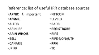 Routing Security Roadmap | PPT