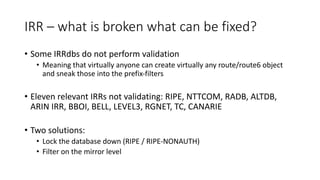 Routing Security Roadmap | PPT