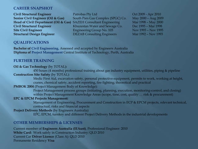 S nikkhah CV Oil Gas CSG LNG | PPSX