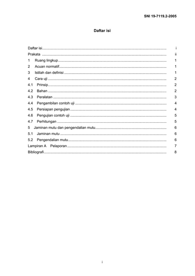 SNI 19-7119.2-2005 tentang Udara Ambien - Bagian 2: Cara Uji Kadar ...