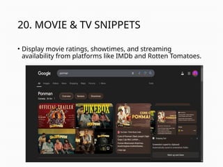 Snippets on SERP: Types and Importance in SEO" | PPT