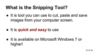 Snipping tool | PPT