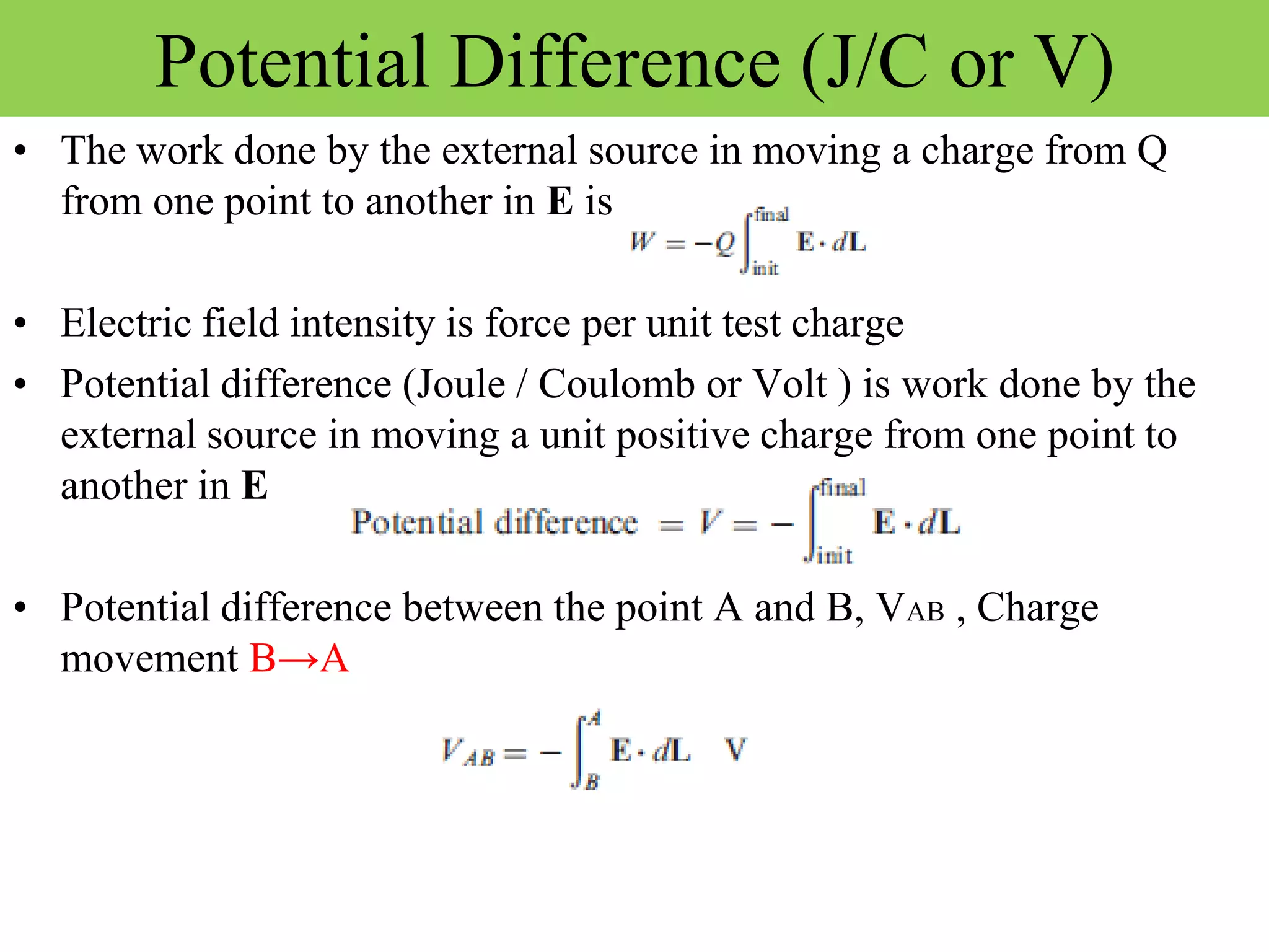 Electromagnetic Fields-UNIT1 | PDF