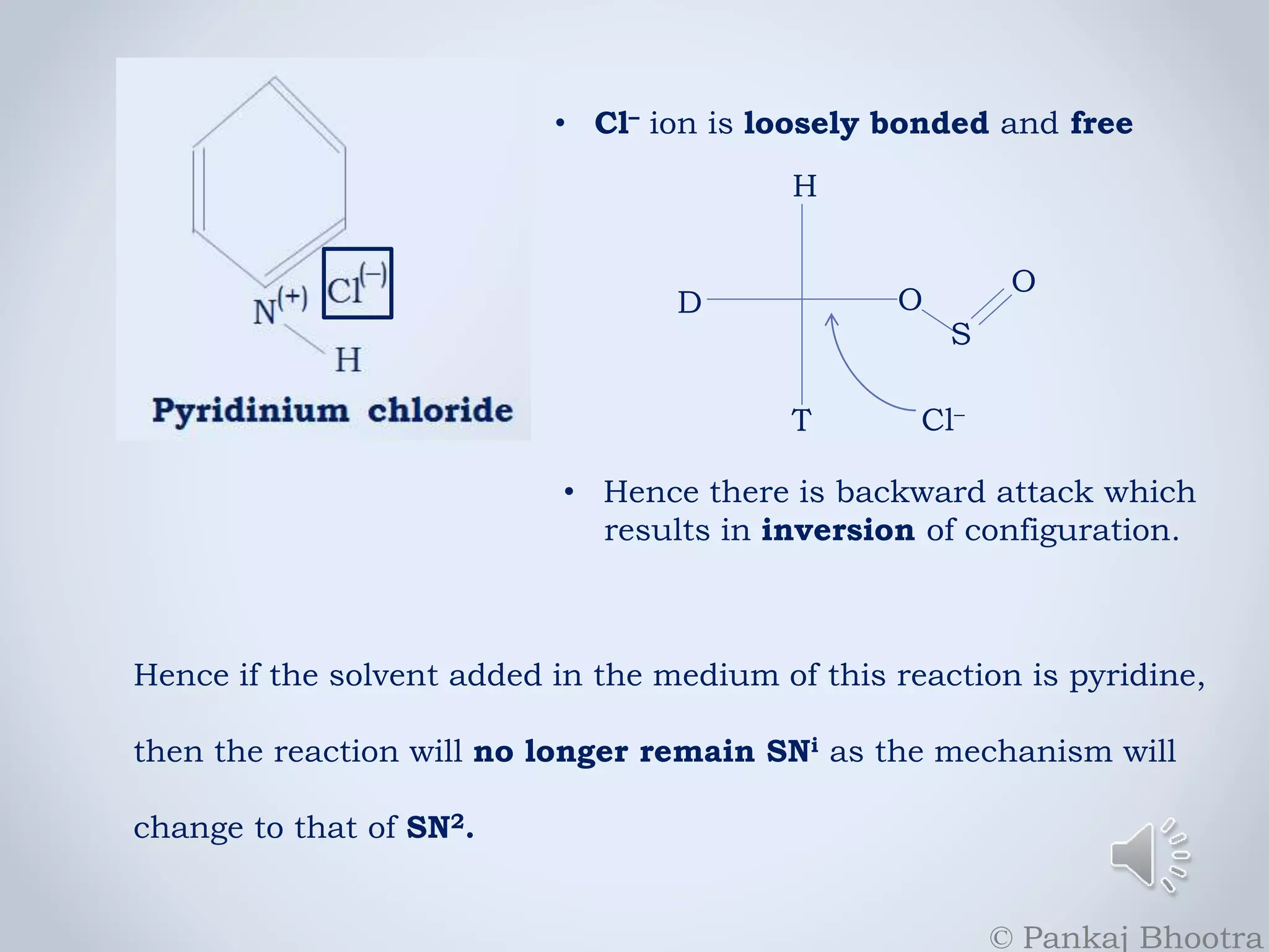 SNi Substitution Reactions | PPSX