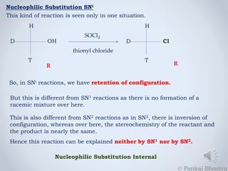 SNi Substitution Reactions | PPSX