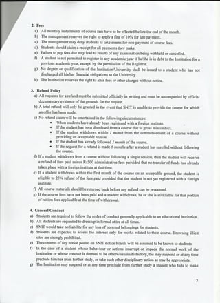 Snit rules and regulations | PDF