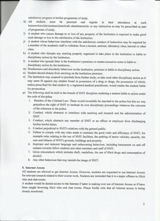 Snit rules and regulations | PDF