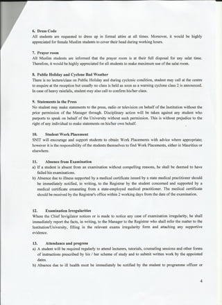 Snit rules and regulations | PDF