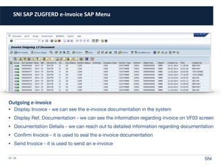 Sni zugferd sap add on a new e-invoicing standard | PPT