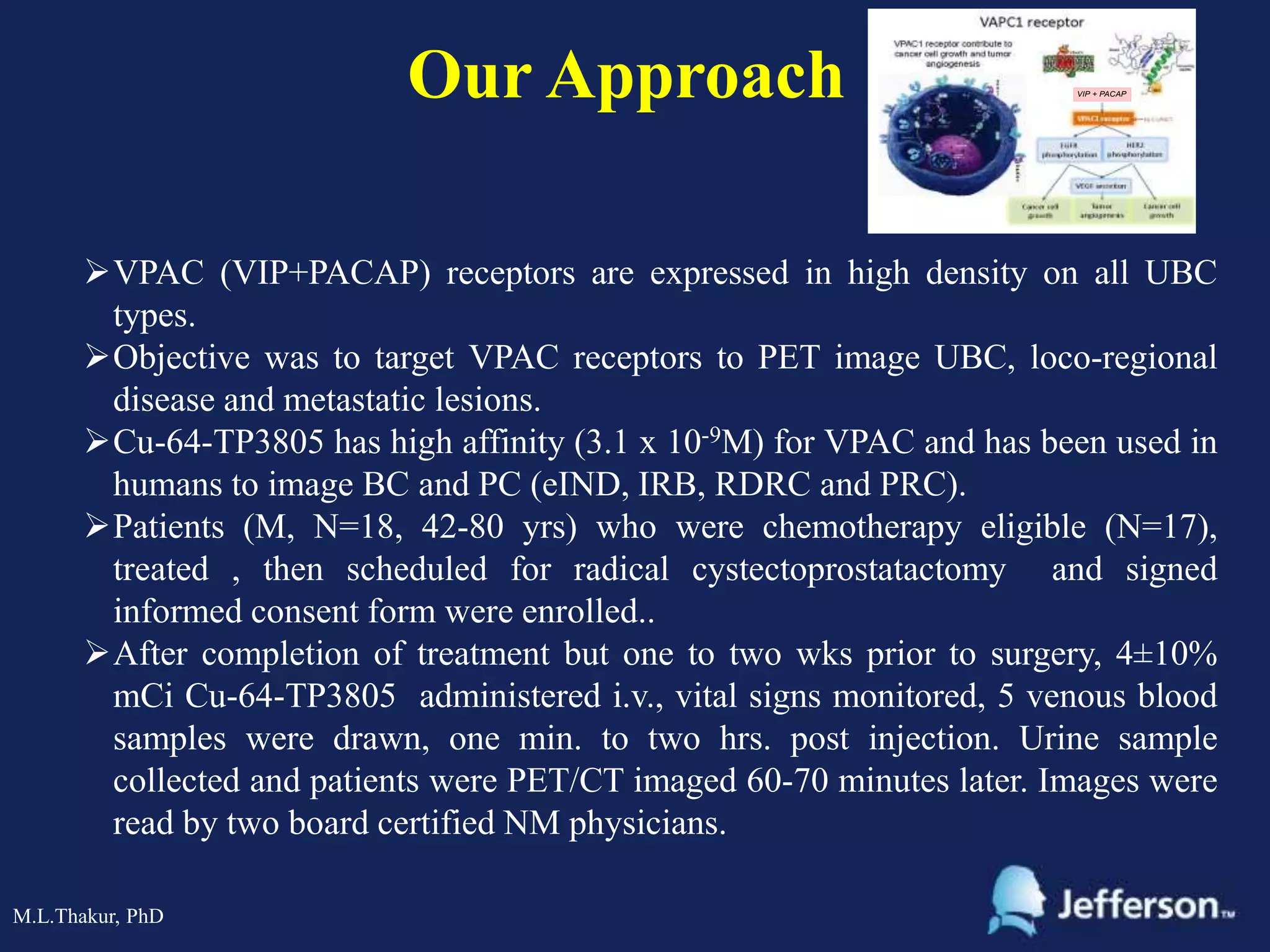 PET Imaging of Urothelial Bladder Cancer | PPTX