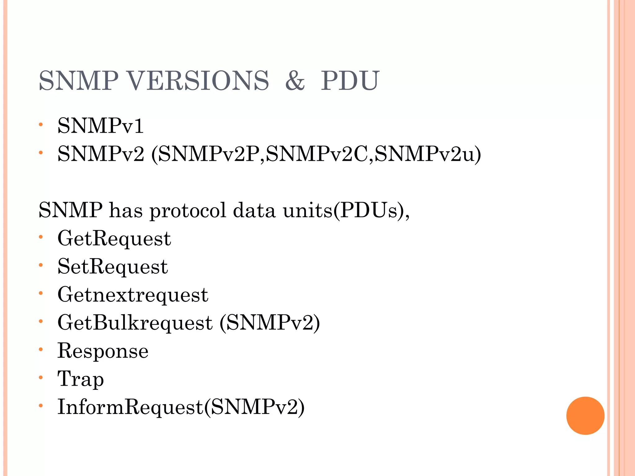 Snmp | PPT