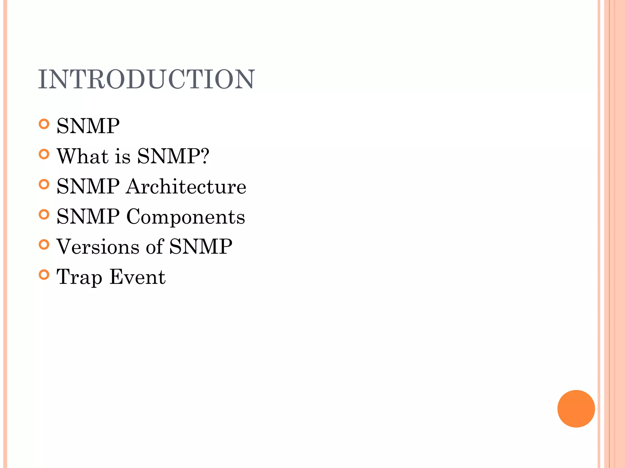 Snmp | PPT