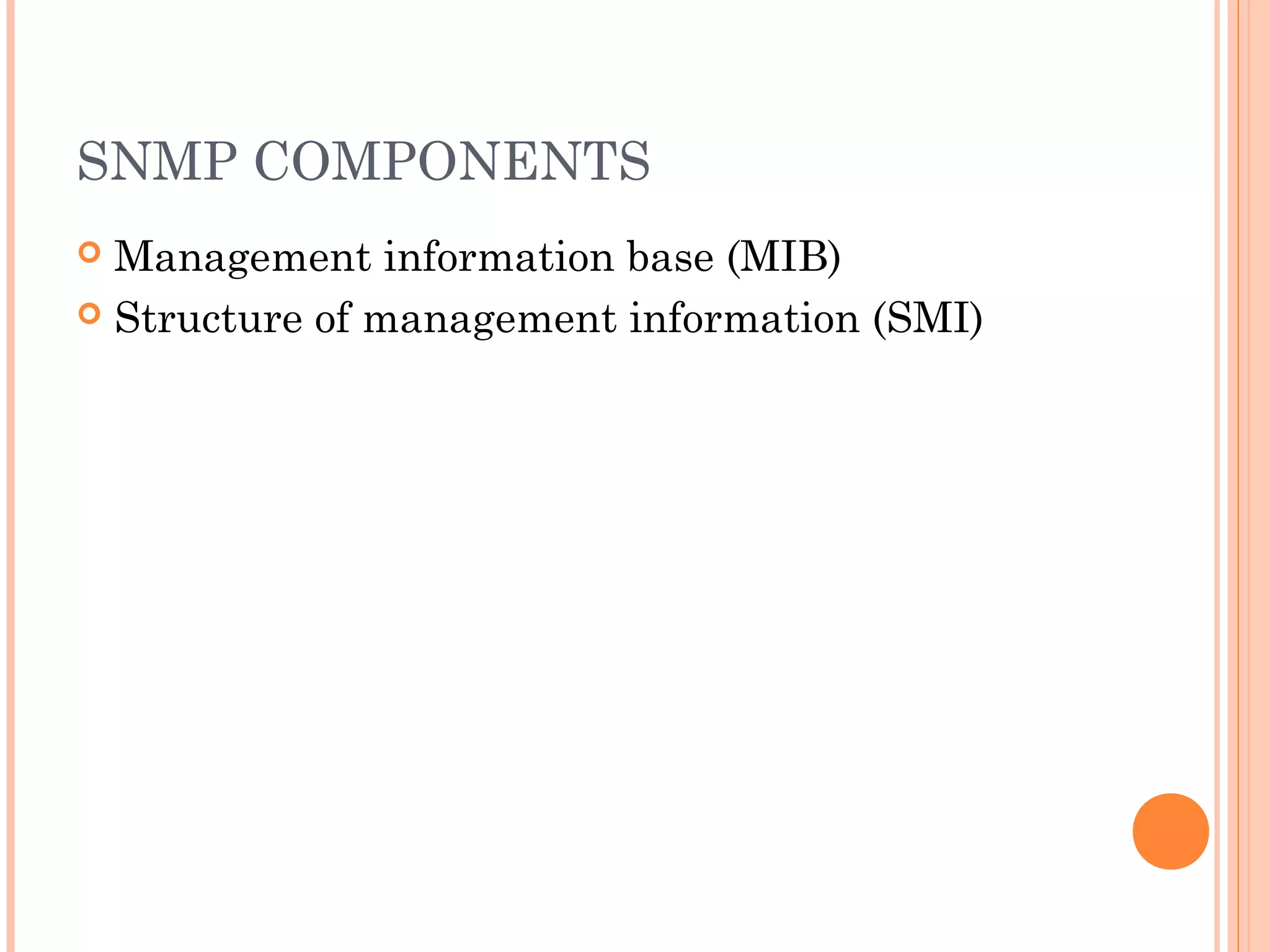 Snmp | PPT
