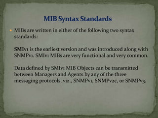 SNMP (MV ASHOK) | PPT