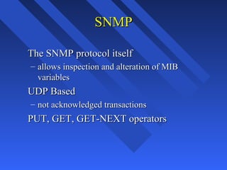 Snmp | PPT