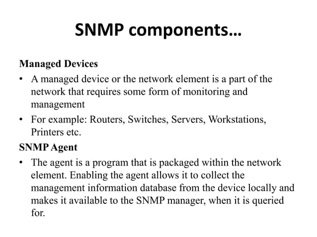 SNMP | PPTX