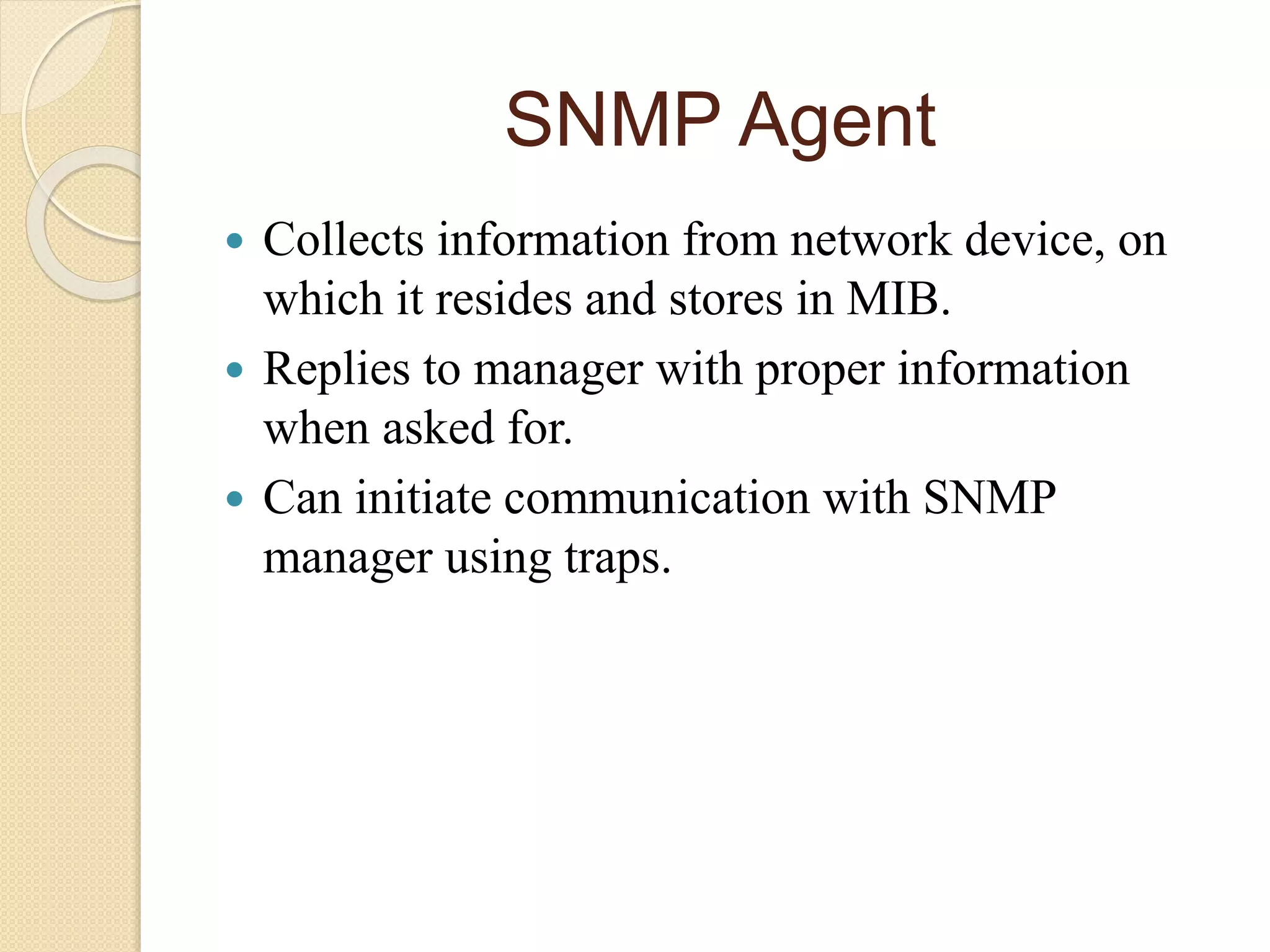 Simple Network Management Protocol | PPTX
