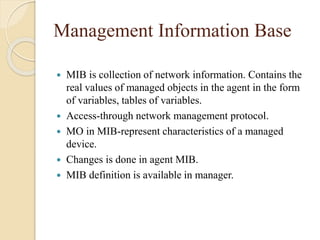 Simple Network Management Protocol | PPTX