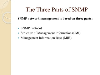 Simple Network Management Protocol | PPTX