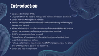 SNMPx | PPTX | Computer Networking | Computing