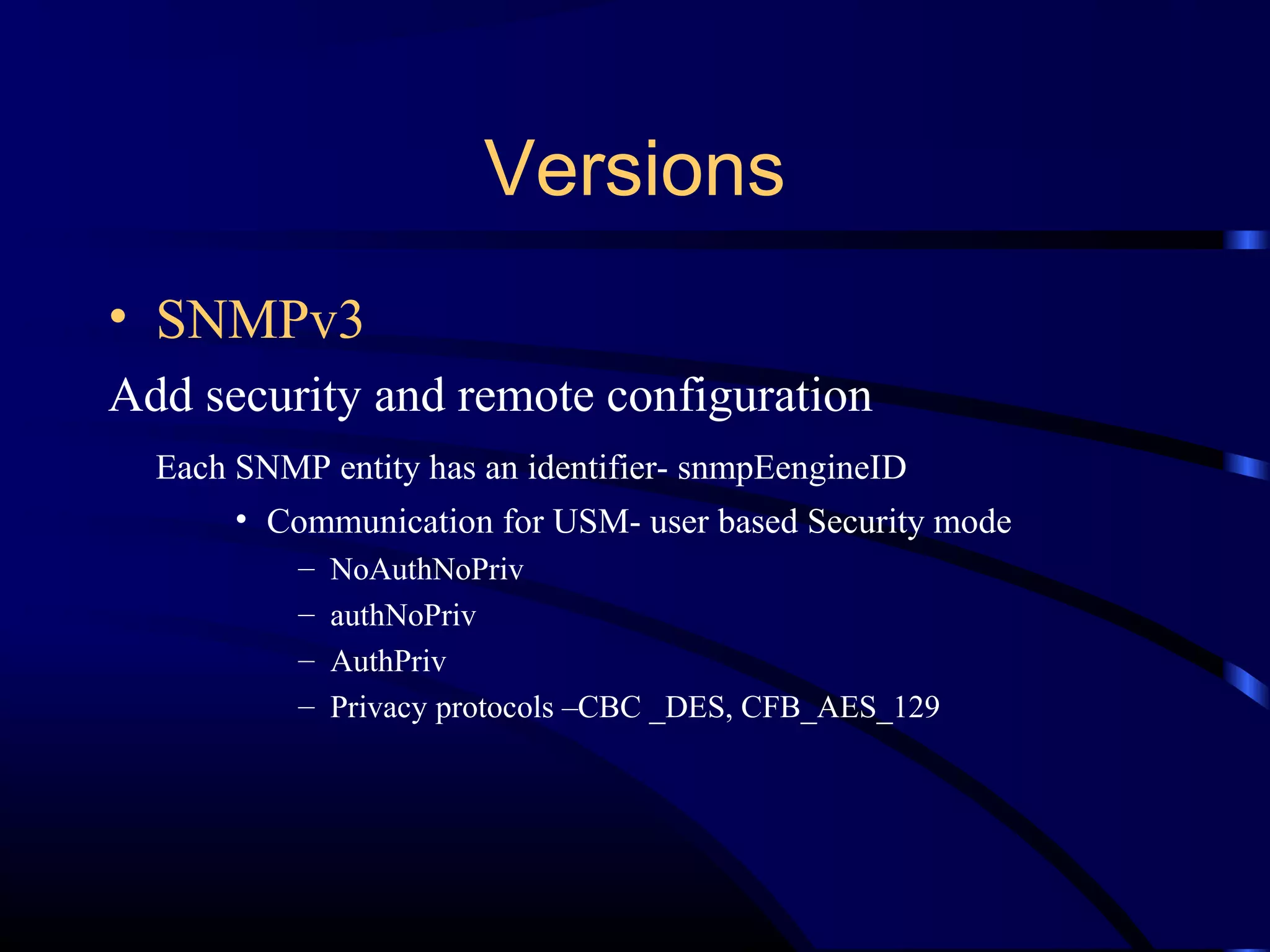 (Snmp) simple network management protocol | PPT | Operating Systems ...