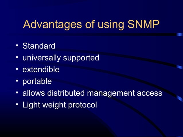 (Snmp) simple network management protocol | PPT | Operating Systems | Computer Software and ...