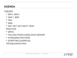 Juniper networks SNMP-Troubleshooting .pptx