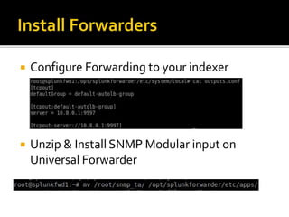 SNMP and splunk | PPTX