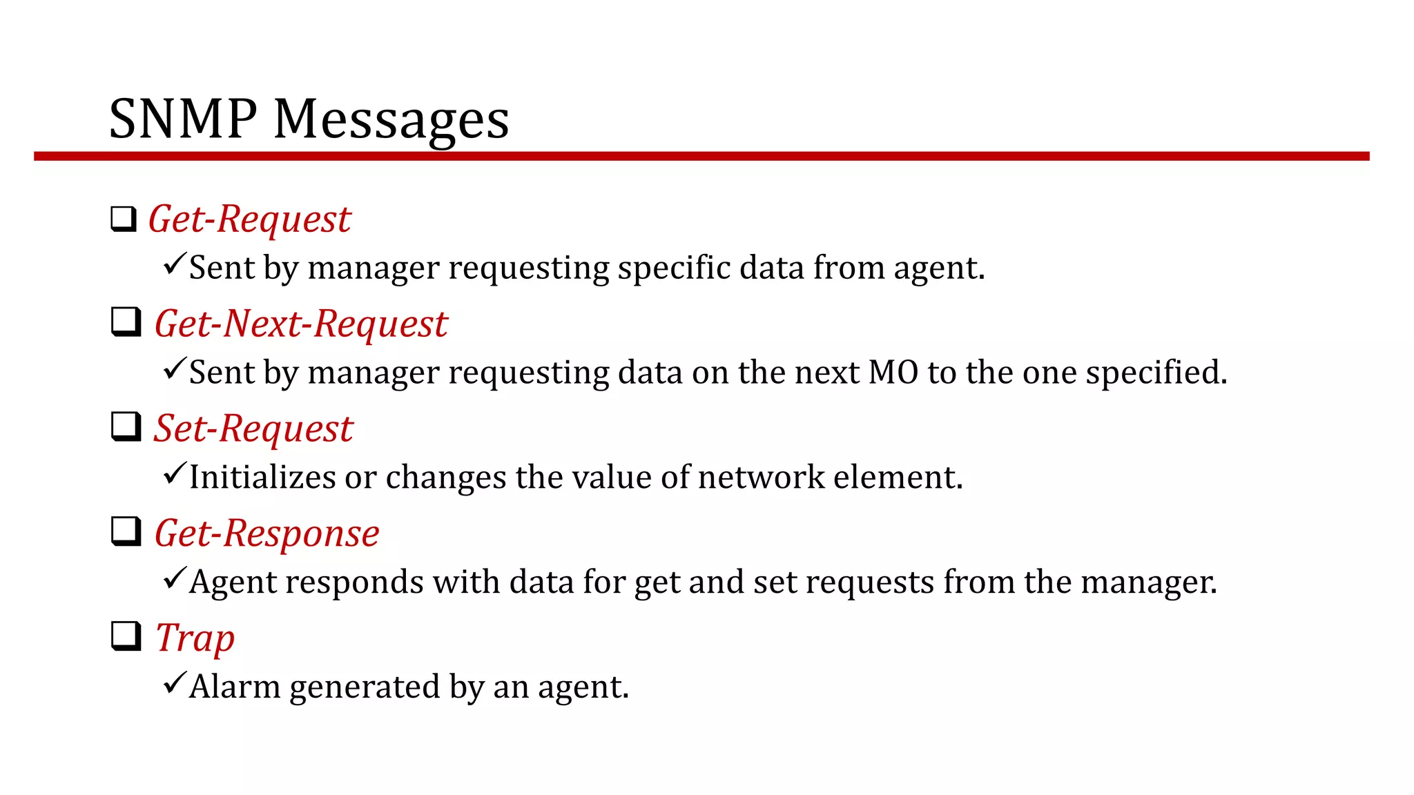 Simple Network Management Protocol Pptx Operating Systems Computer Software And Applications